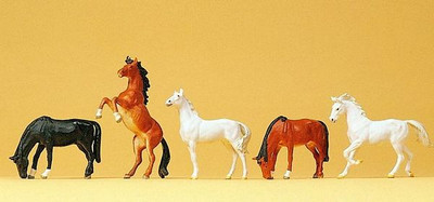 Preiser 10156 HO Scale Animals Horses | eBay
