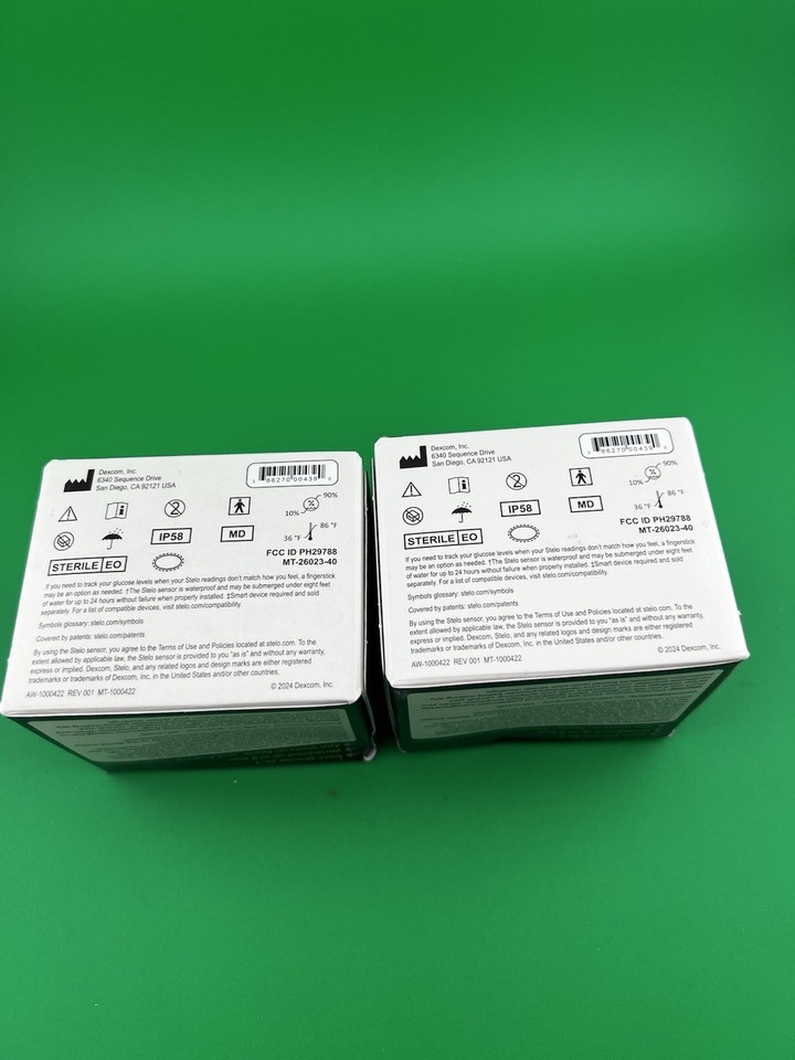 Stelo Glucose Biosensor Kit By Dexcom - 2 Kits Exp. 11/30/2025 ...