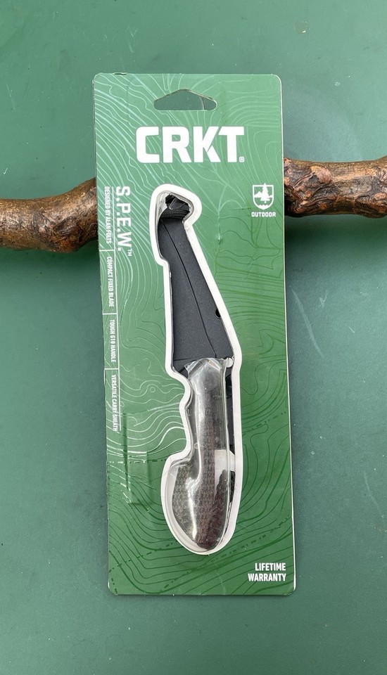 CRKT FOLTS-SPEW, Compact Fixed Blade, # 2388, New In Sheath, Plz Read ...