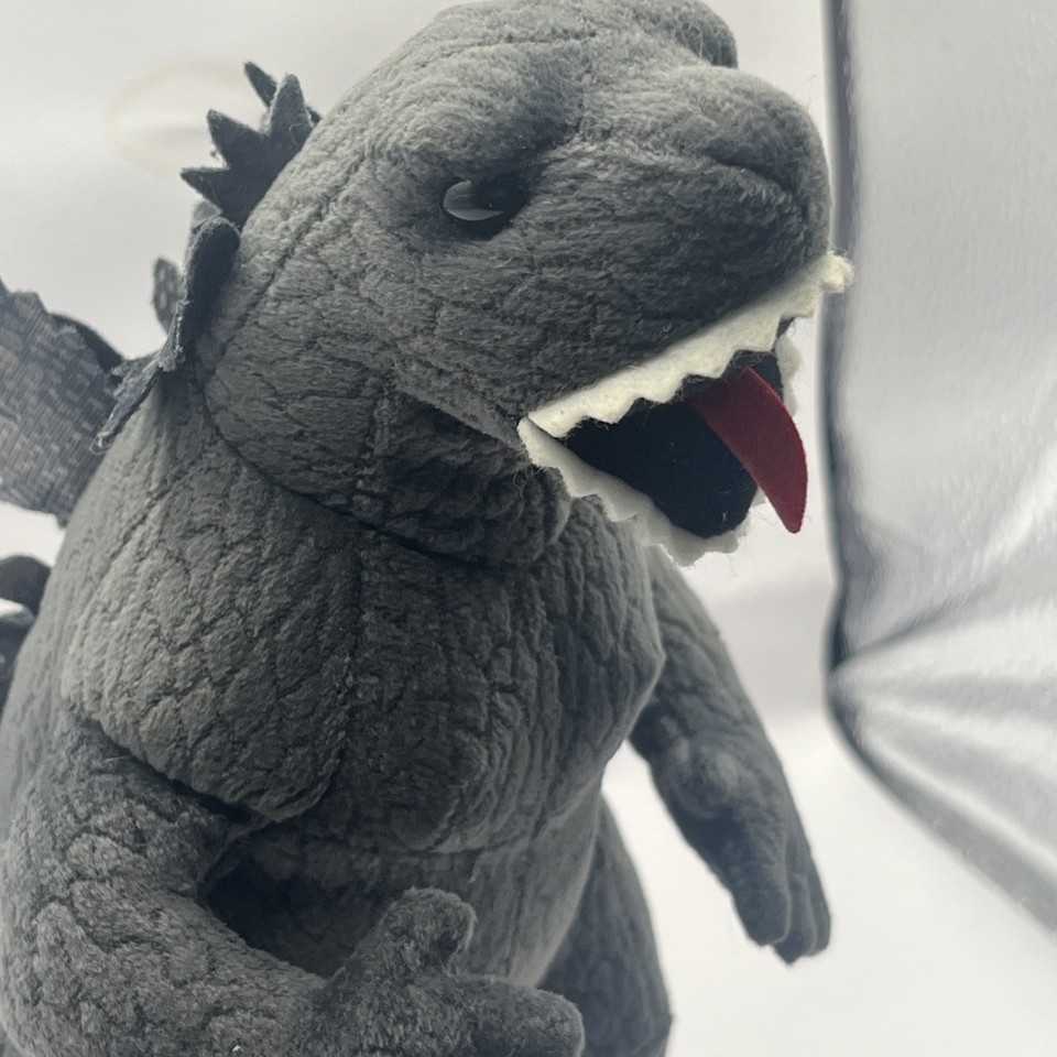 2001 TY Plush Godzilla Black Eyes No Tag Yokohama Japan Measurements In ...