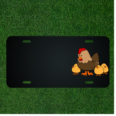 Custom Personalized License Plate With Add Names To Chicken And ...