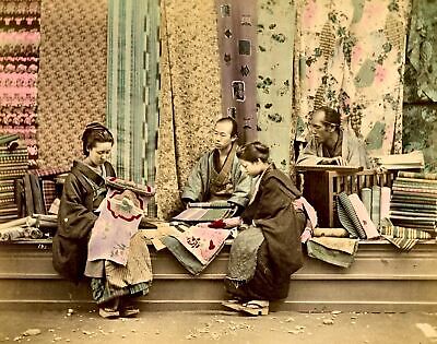 1880s JAPANESE MERCHANTS & THEIR WARES Photo (135-U) | eBay