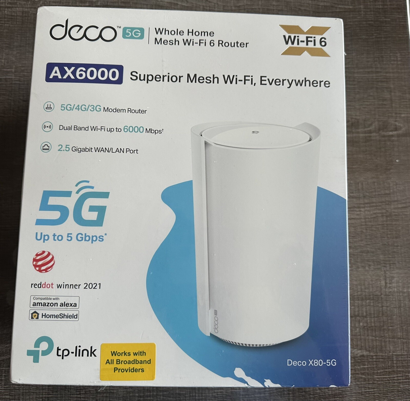 TP-LINK Deco X80-5G Whole Home Wi-Fi 6 | Grelly UK