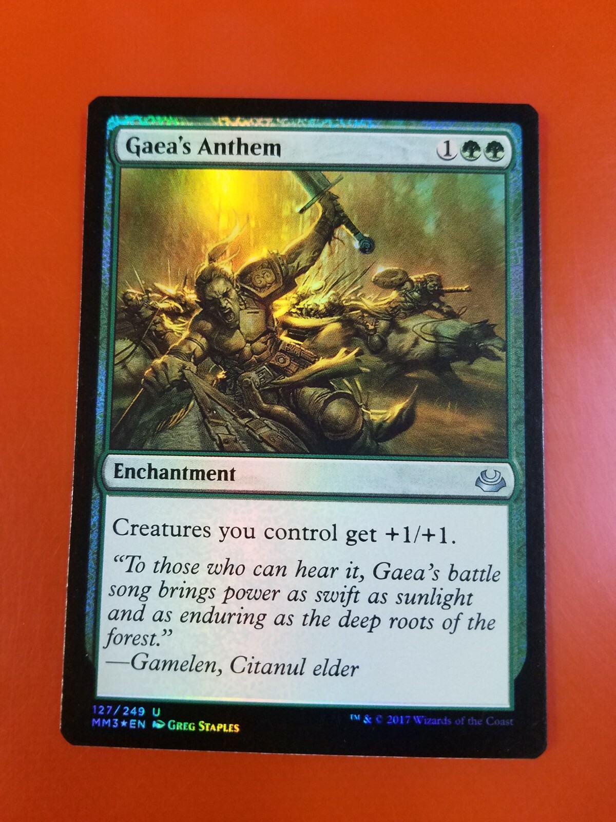 1x Gaea's Anthem | FOIL | Modern Masters 2017 | MTG Magic Cards | eBay
