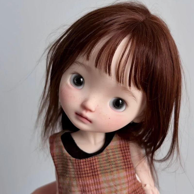 1/6 BJD Doll Resin Jointed Body Girl XMAS GIFT + Face Make Up Eyes ...