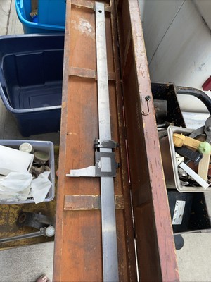 Machinist Tool Brown And Sharpe 37” Caliper In Vintage Starett Box | eBay