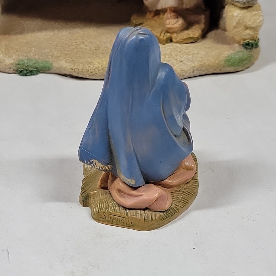 Fontanini Stone Grotto Cave Nativity Creche Set Holy Family Light 5 ...