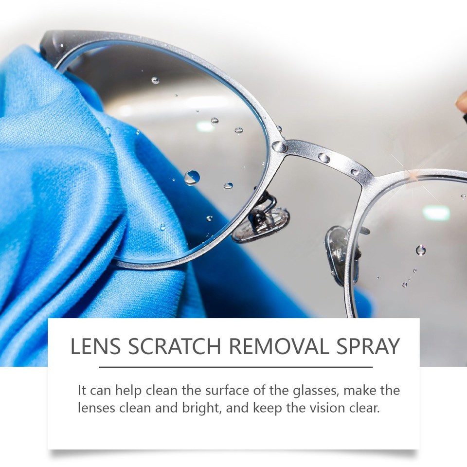 100ml Eyeglass Lens Scratch Remover Refurbish Lenses Glass Maintenance ...