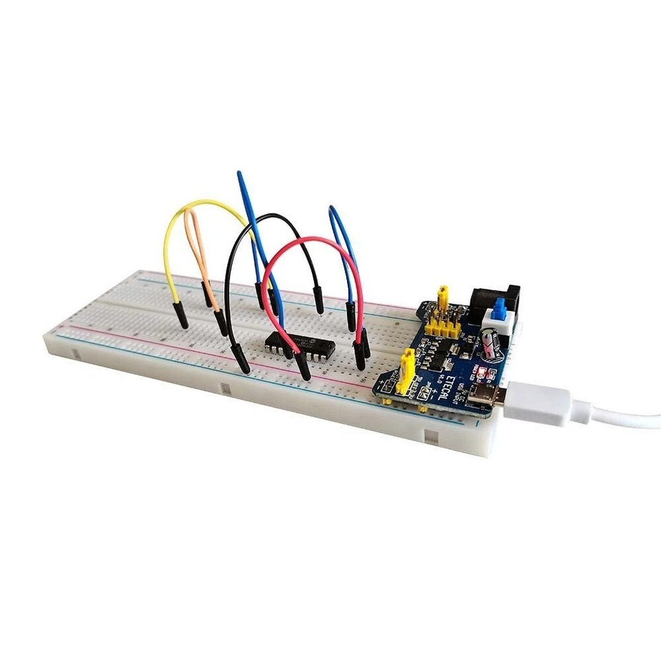 Electronics Component Basic Kit with 830 tie-points Breadboard Resist ...