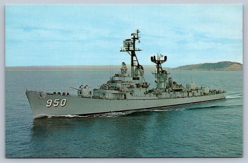 Postcard U.S.S. Richard S. Edwards (DD-950) Navy Destroyer Military ...