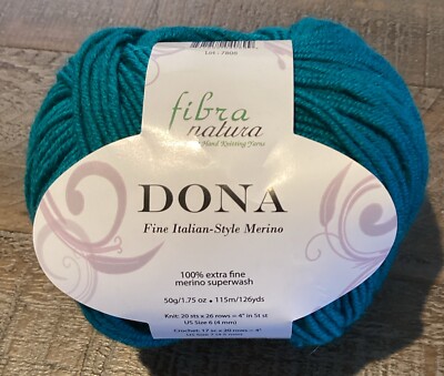 Dona 100% SW Merino Yarn Extra Fine 126yds 3 Light Teal Soft | eBay