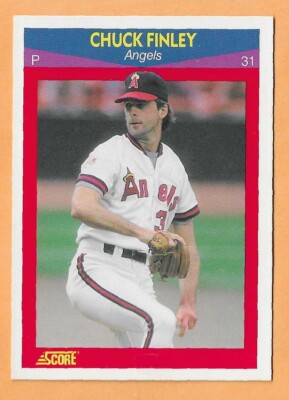 CHUCK FINLEY ANGELS SUPER STAR #24 - SCORE NM-MT 1990 | eBay