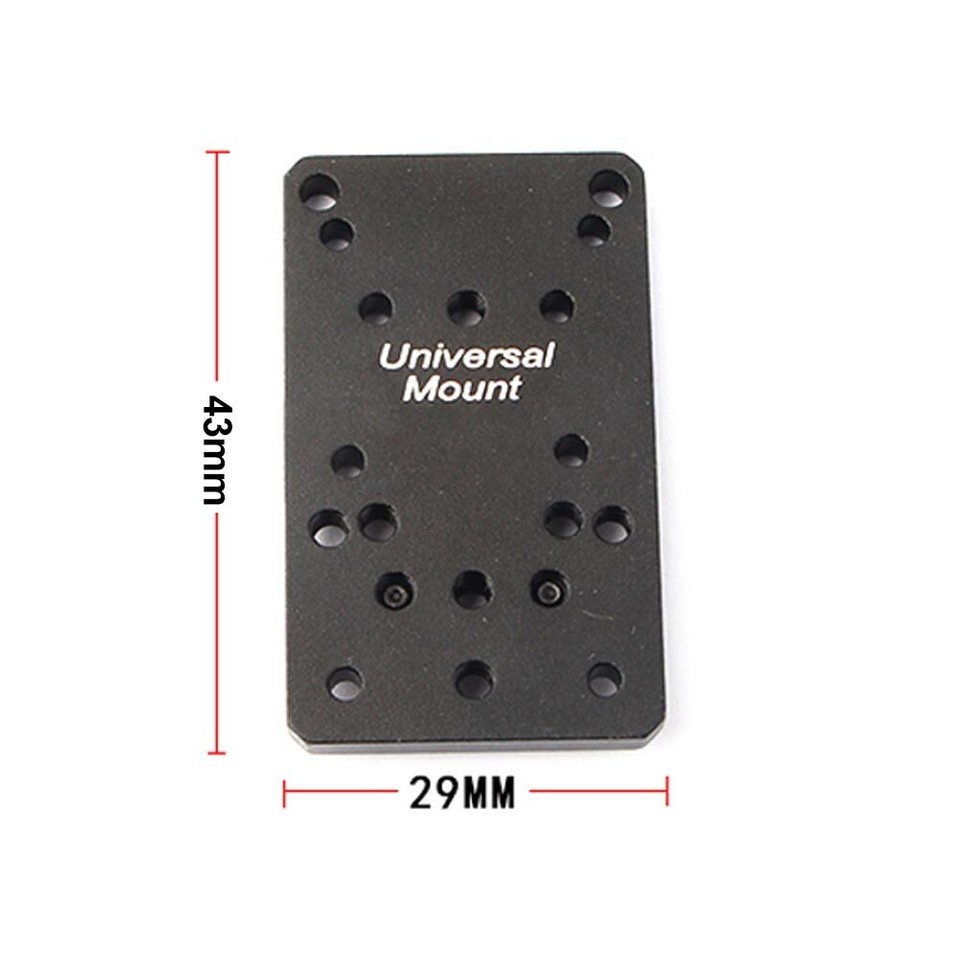 For Glock Universal Optic Mount Red Dot Sight Base Mount Pistol Rear ...