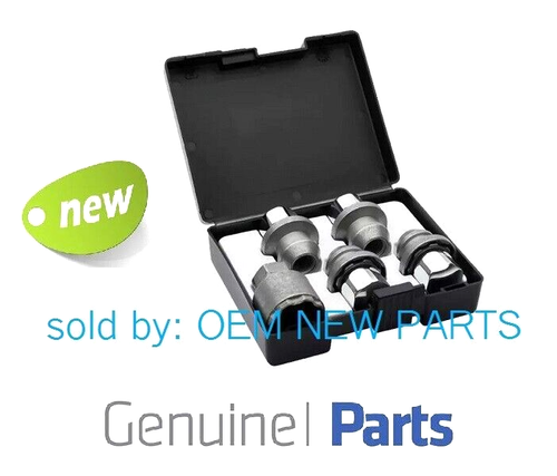 2009-2024 Chevy Silverado 2500HD Wheel Lock Kit-4 Locks and 1 Key Part ...