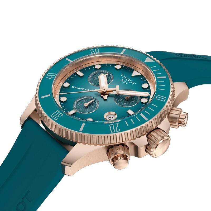 Tissot Seastar Quartz 38mm Turquoise Dial Men's Watch T1202173704100 | eBay
