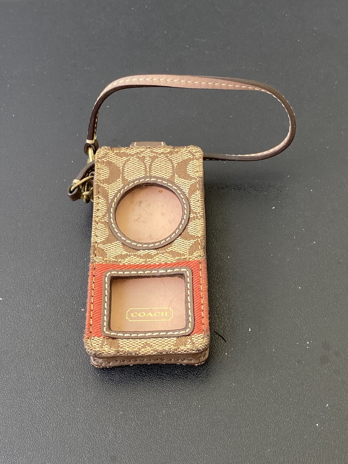 Used, Coach iPod Cover Case, Orange And Brown | eBay