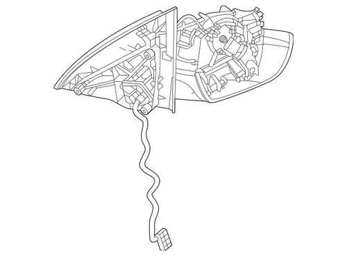 Mercedes Benz GLE350 GLE450 GLE53 AMG 2020-2023 Left Mirror Assembly ...