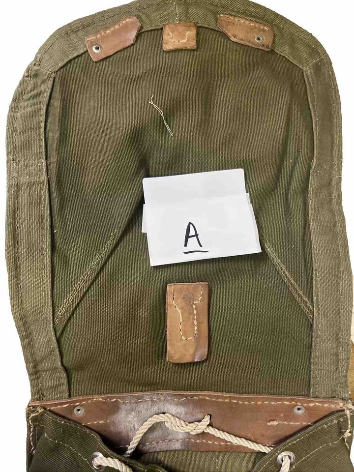 Romanian OD Rucksack Vintage Army Military Surplus Backpack 30L Olive ...