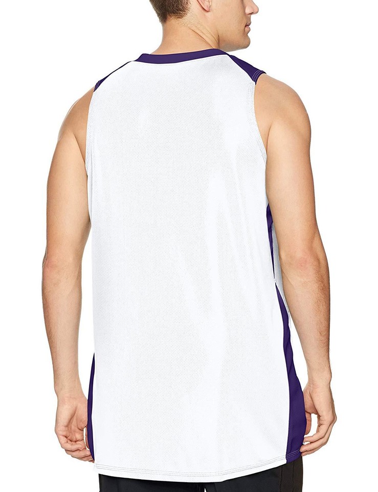 Intensity Men's Diamond Basketball Jersey, White & Purple | eBay