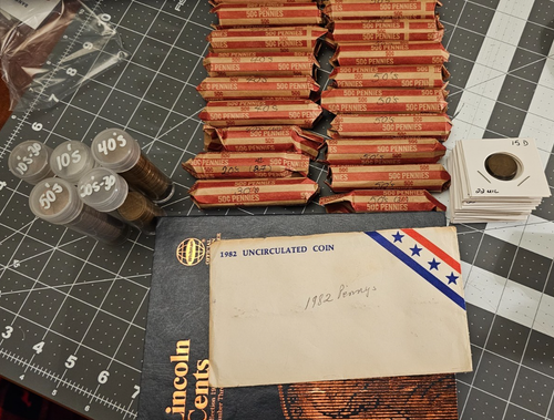BIG LOT Pennies over 1250 Coins 1910-2013 Many Key/Semi-Key Wheat ...