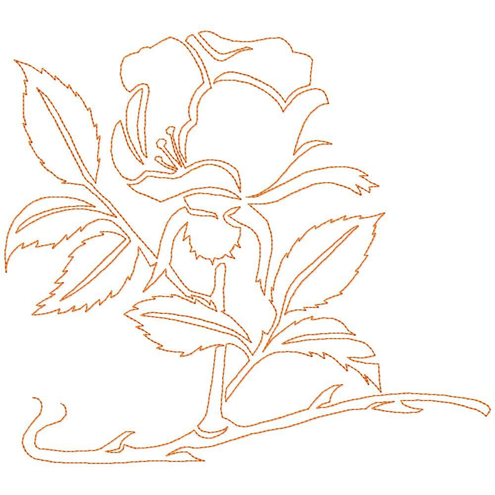 Free Motion Cherokee Rose 10 Machine Embroidery Designs CD in 7 sizes ...