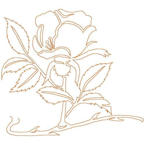 Free Motion Cherokee Rose 10 Machine Embroidery Designs CD in 7 sizes ...