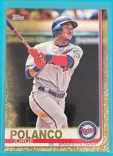 2019 Topps Gold /2019 #69 Jorge Polanco Minnesota Twins BASEBALL Card ...