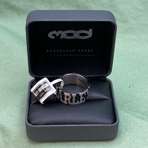 NEW GENUINE HARLEY DAVIDSON MOD HSR0074 SZ 9 WESTERN HD BAND RING | eBay