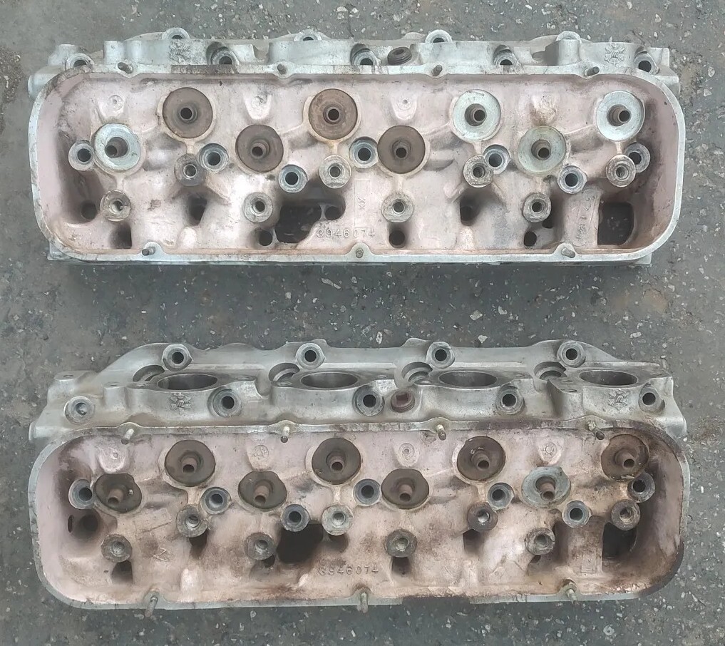 1969 Big Block Chevy 427 L88 ZL1 3946074 Winters Aluminum Heads 8-13-69 ...