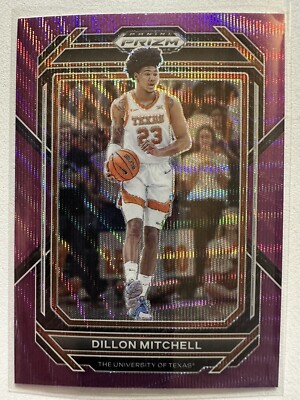 2023 Panini Prizm Draft Picks - Dillon Mitchell - PURPLE WAVE - #35 | eBay
