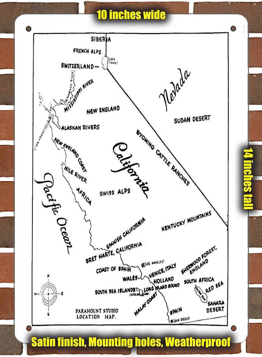 Paramount Studios Map