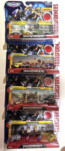 NEW 2022 Micro Machines Transformers Series 1 #1 #2 #3 #4 FULL SET LOT ...
