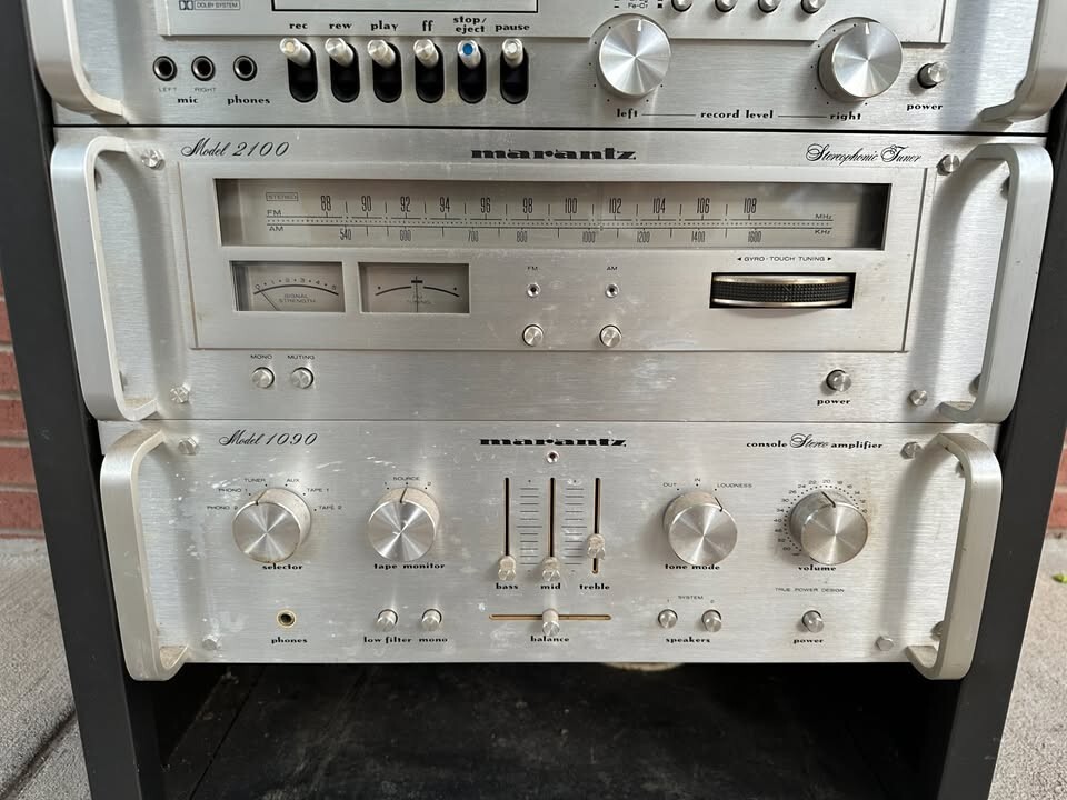 Marantz 5010B Stereo Cassette Deck 2100 Tuner 1090 Console Stereo ...