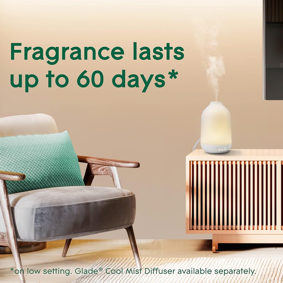 Glade Essential Oil Diffuser Refill - Bergamot & Lemongrass Calm Mind ...