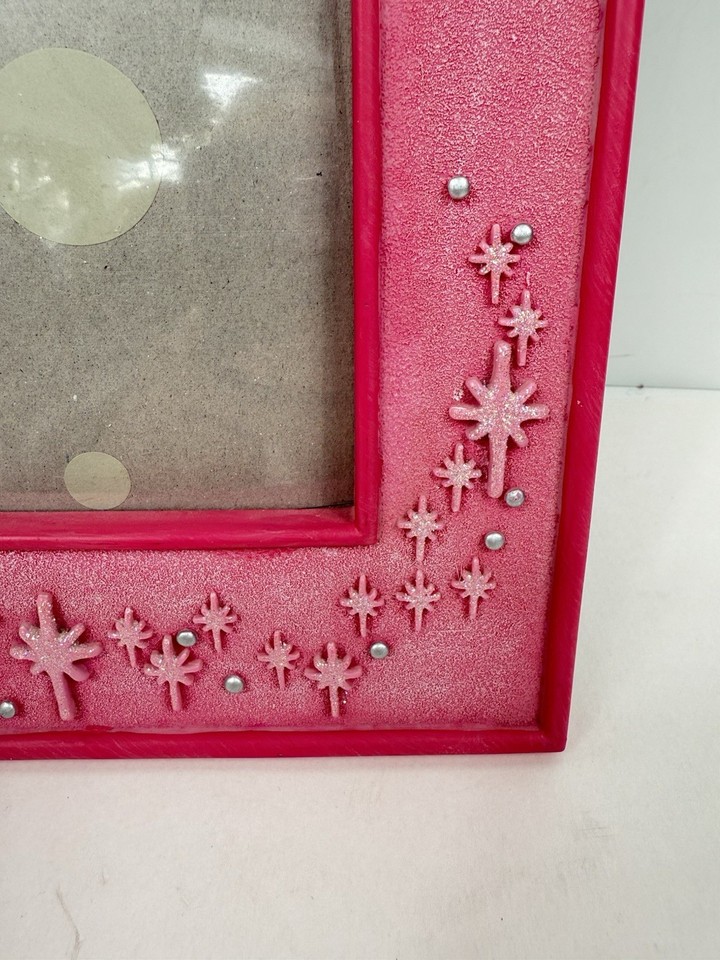 Disney Retired Pink Tinkerbell Glitter 3D Photo Frame 3.5 x 5 | eBay UK