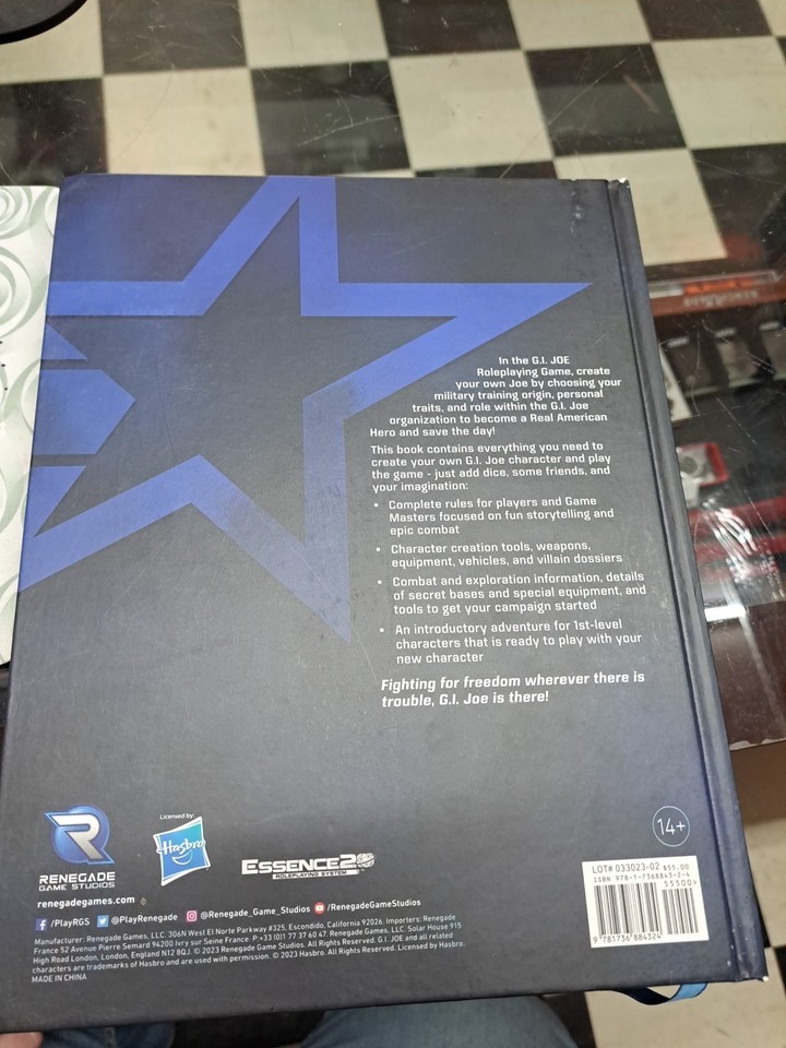 G.I. Joe RPG Core Book by Elisa Teague, Ryan Costello, Ben Heisler and ...