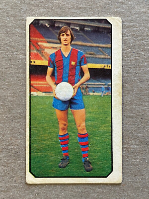 1977-78 JOHAN CRUYFF Ediciones Este Liga Soccer Card BARCELONA ...