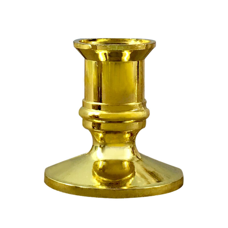 10X Gold Pillar Candle Base Taper Candle Holder Candlestick Christmas ...