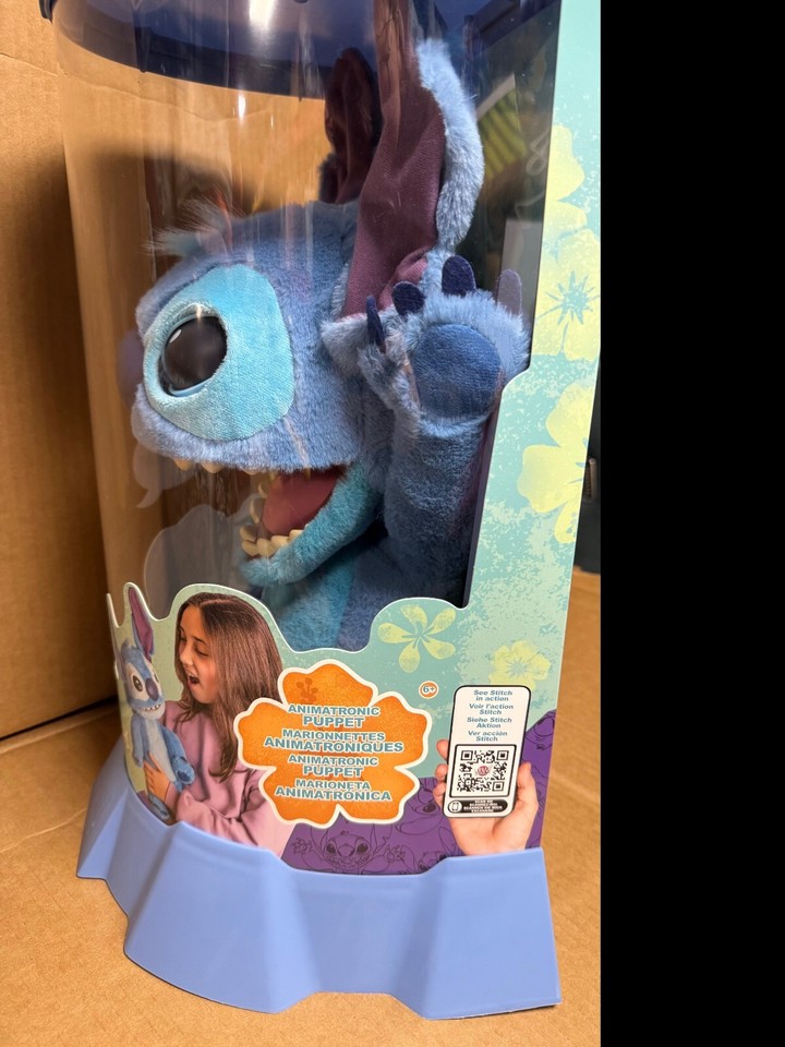 Lilo & Stitch Real FX Disney Stitch Animatronic Puppet 18” Interactive ...