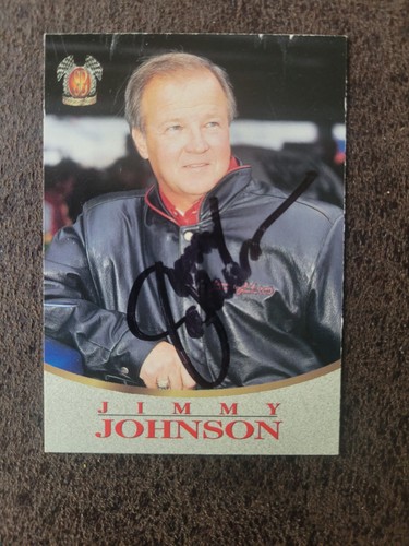 1996 Scoreboard Jimmy Johnson #88 - NASCAR - Autographed! | eBay
