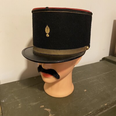 Vintage French Gendarme Hat, Army Uniform Cap Hat, Military Officers ...