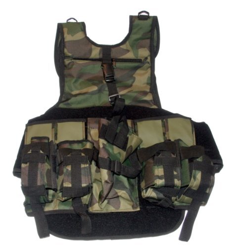 GXG Army Swat Paintball Airsoft Tactical Vest Camo | eBay