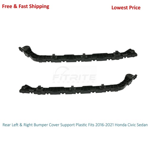 New Set Of 2 Outer Bumper Cover Support Plastic For 2016-2021 Honda ...