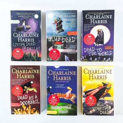 SOOKIE STACKHOUSE 6 Paperback Book Lot Charlaine Harris - HBO True ...
