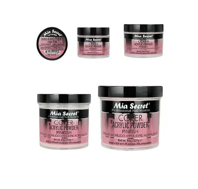 Mia Secret Cover Pinkish Acrylic Powder 1/2 oz| 1oz | 2oz | 4oz | 8oz ...