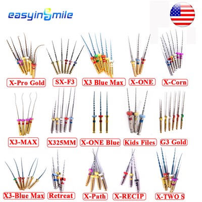 Dental endo rotary files endodontic Niti files X-Pro Blue/Gold Taper 21 ...