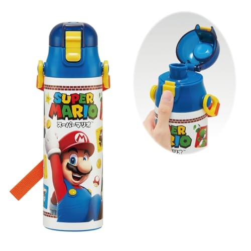 Skater SDC6N-A Water Bottle 20.8 fl oz (580 ml) Super Mario 23 Direct | eBay