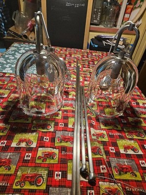 Two Restoration Hardware Botanist Cloche Pendant Lights | eBay