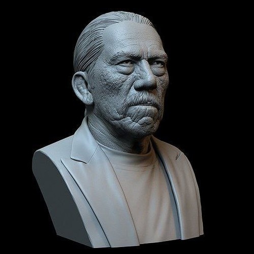 Danny Trejo Tortuga Breaking Bad scala 1/4 Resina 3D Busto altezza 16,5 ...