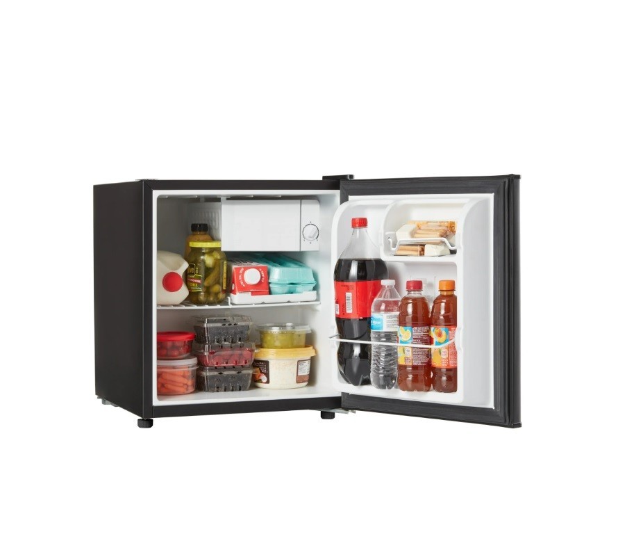 Galanz 1.7 Cu ft Single Door Mini Fridge GL17BK, Black, New | eBay
